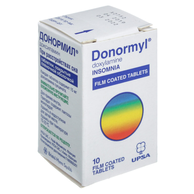Донормил® (Donormyl®): рецепт на латыни, инструкция по применению ...