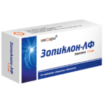 Зопиклон-Лекфарм (Zopiclone-Lekpharm): рецепт на латыни, инструкция по ...